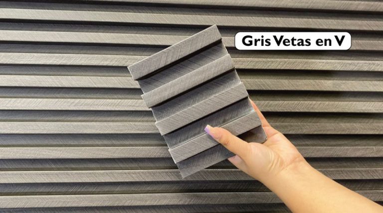 Panel Ranurado (Caja 12 Unid) – Gris Vetas en V – 240 x 16 cm ...